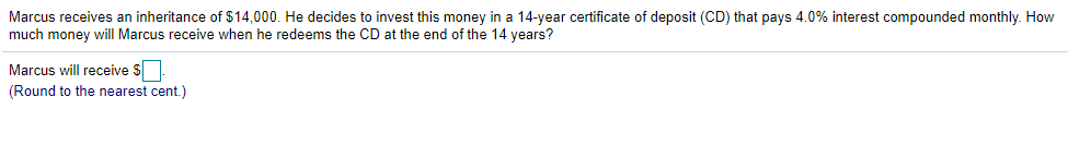 Solved Use the compound interest formula to compute the | Chegg.com