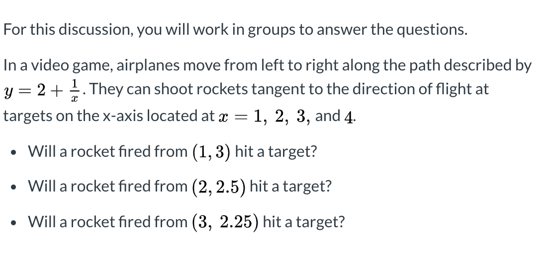 Solved For this discussion, you will work in groups to | Chegg.com