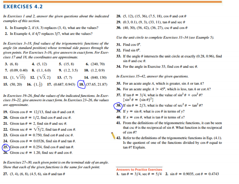 Solved EXERCISES 4.1 In Exercises 27-30, change the given | Chegg.com