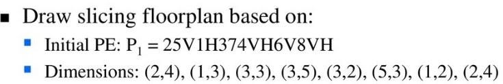 Draw the optimal floorplan and calculate the total | Chegg.com