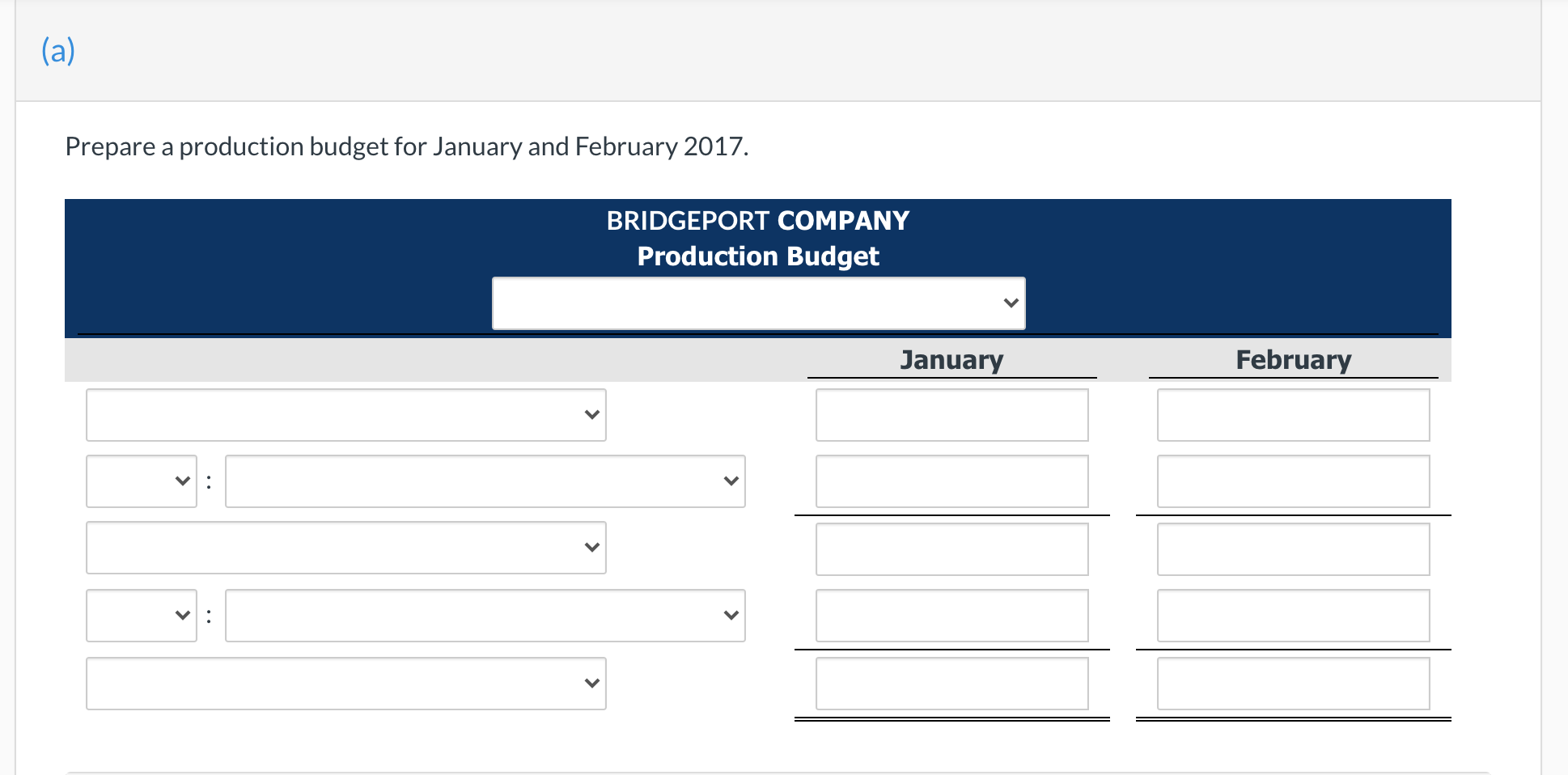 Solved Bridgeport Company's sales budget projects unit sales | Chegg.com