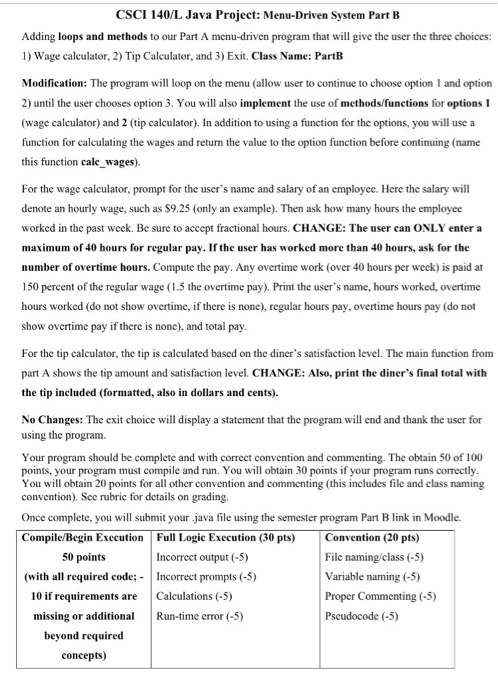 Solved I Have A Project And It’s Java Programming I Need | Chegg.com