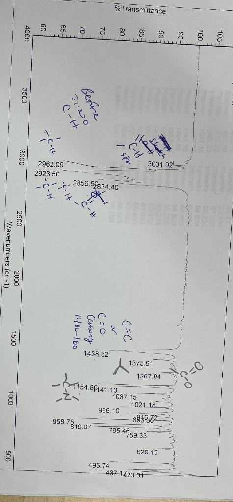 Solved What is the chemical compound of the IR structure? | Chegg.com