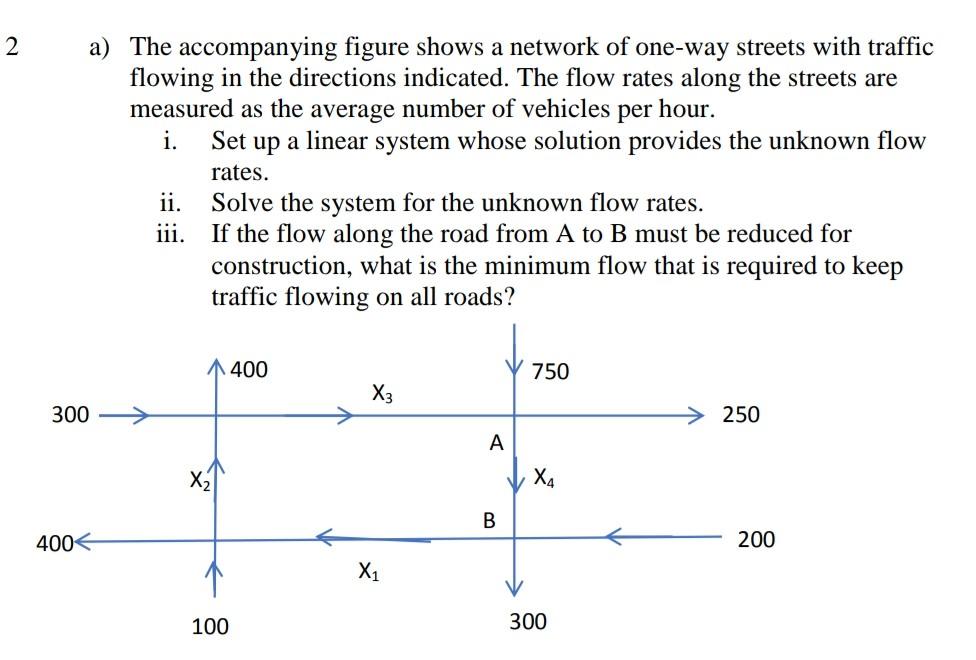 Solved 2 a a) The accompanying figure shows a network of | Chegg.com