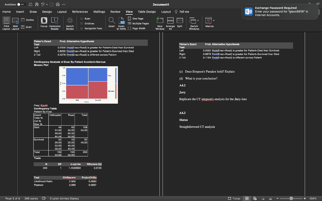 CTsimpson Three (3) categorical variables (a) | Chegg.com