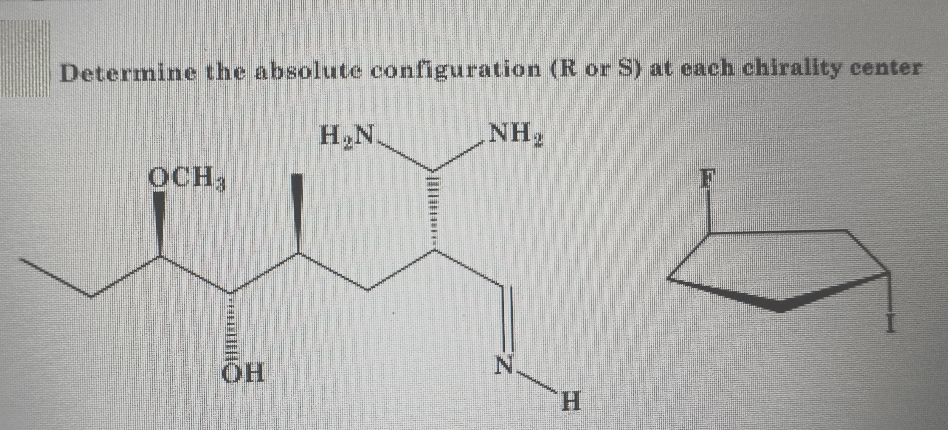 Solved Determine the absolute configuration ( R or S ) at | Chegg.com