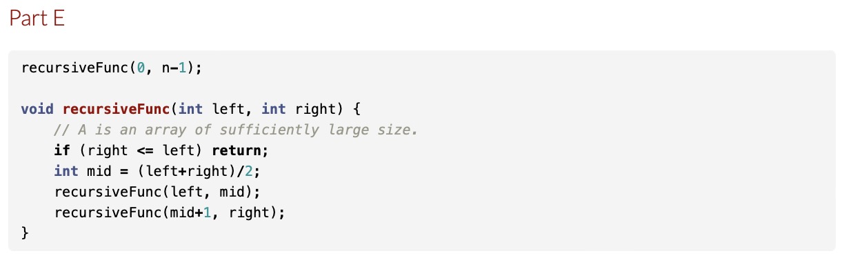 Solved 3. Runtime Analysis (25\%) In Big- Θ notation, | Chegg.com