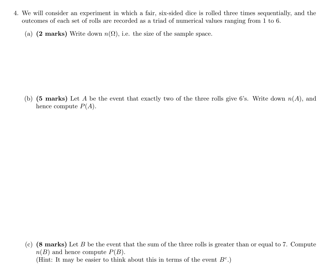 Solved code class="asciimath">2 ﻿marksn(\Omega )5 ﻿marksA be | Chegg.com