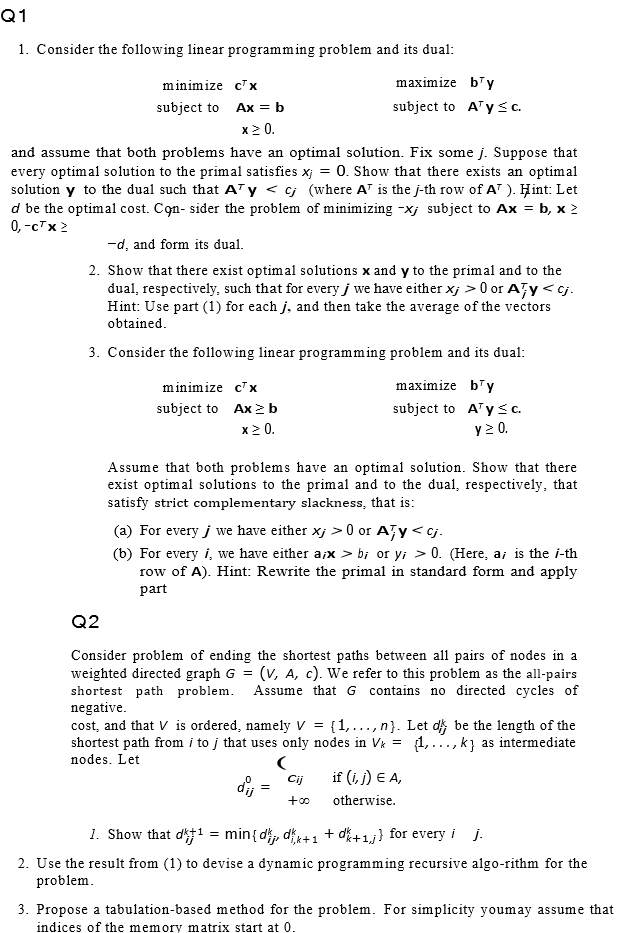 Solved Consider the following linear programming problem and | Chegg.com