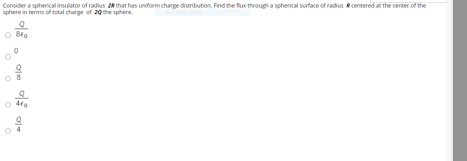 Solved Consider a spherical insulator of radius 2R that has | Chegg.com