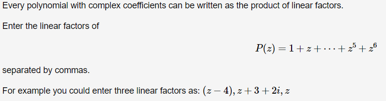 Solved Every polynomial with complex coefficients can be | Chegg.com