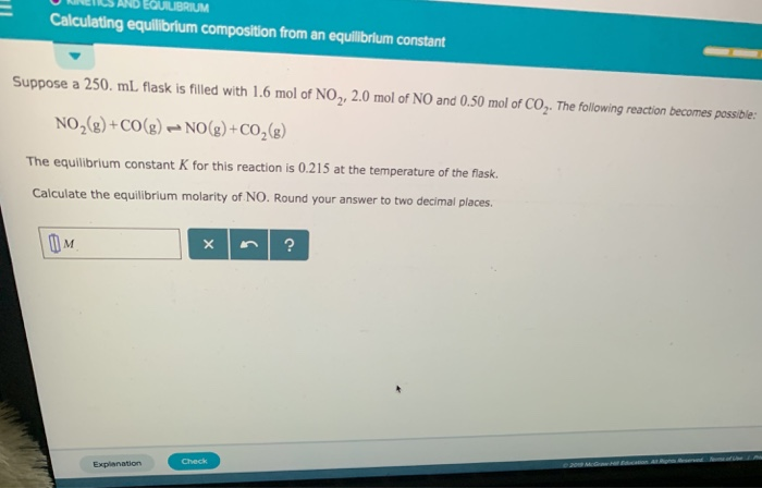 Solved AND EQUILIBRIUM Calculating equilibrium composition | Chegg.com
