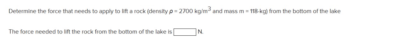 Solved code class="asciimath">\rho =2700k(g)/(m^(3)) ﻿and | Chegg.com