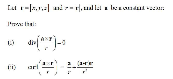Solved Let \\( \\mathbf{r}=[x, y, z] \\) and \\( | Chegg.com