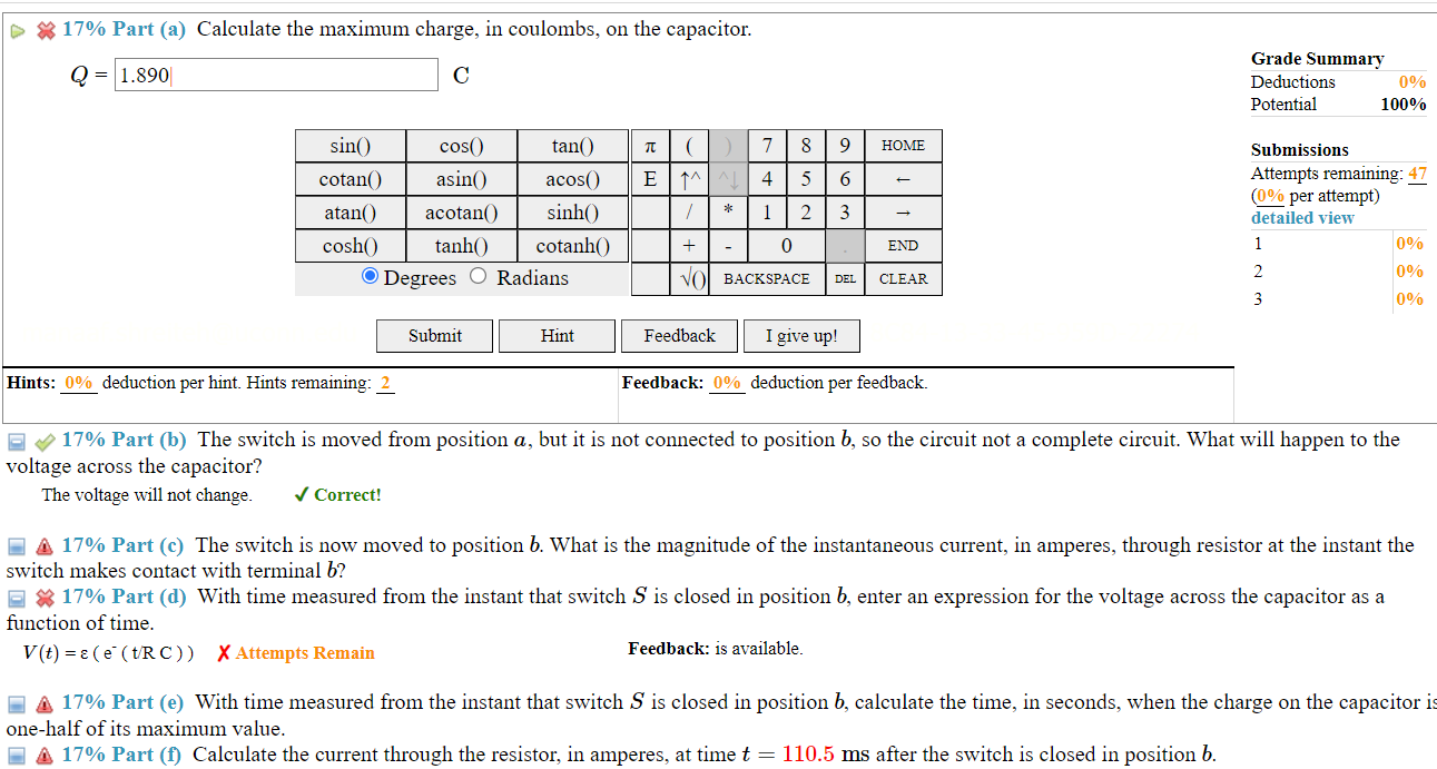 Solved 14 Problem 3 The Circuit Shown Contains A