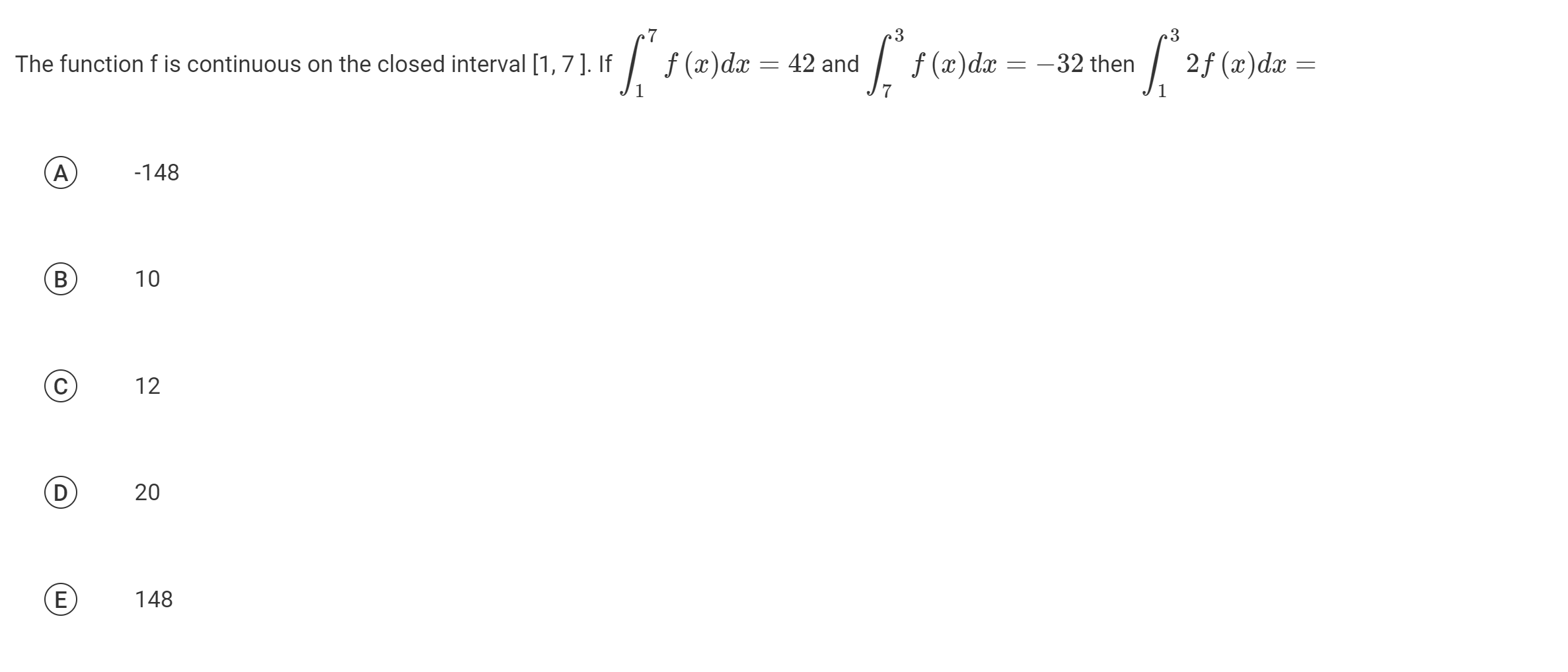 Solved The function f ﻿is continuous on the closed interval | Chegg.com