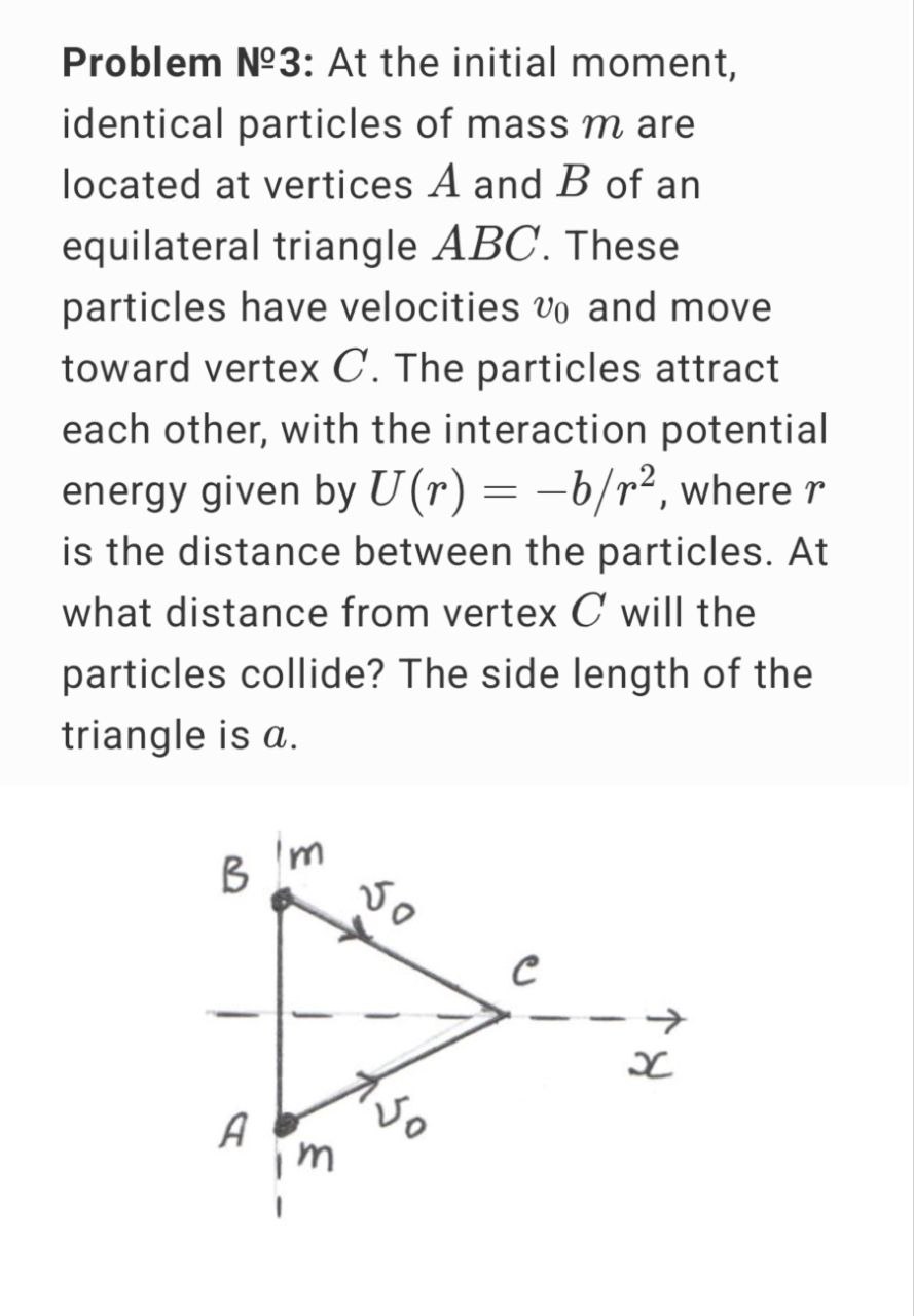 Solved Problem №3: At the initial moment, identical | Chegg.com
