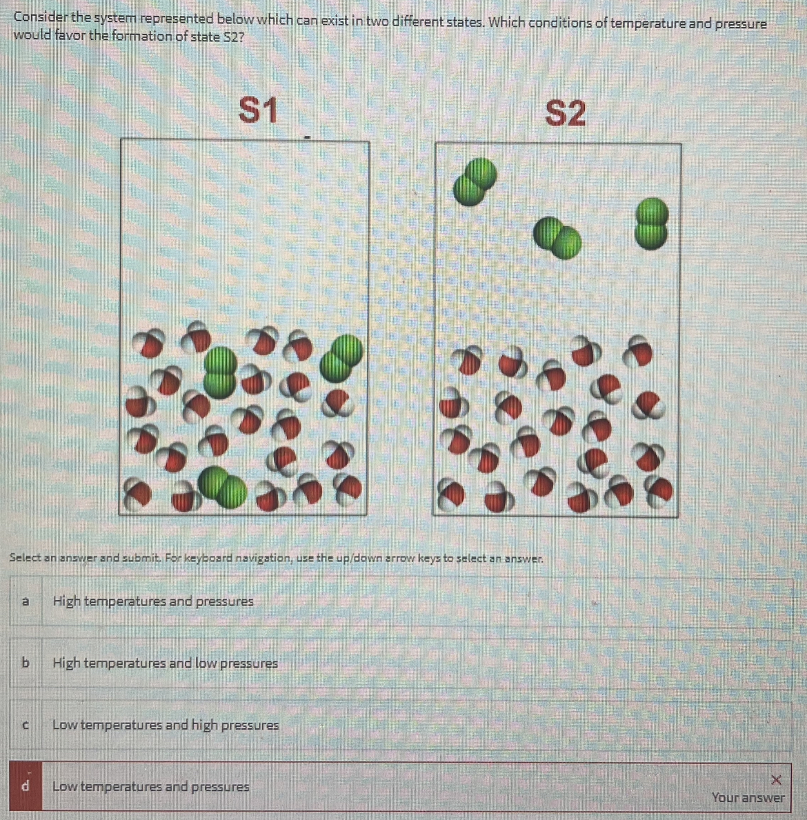 Solved Consider the system represented below which can exist | Chegg.com