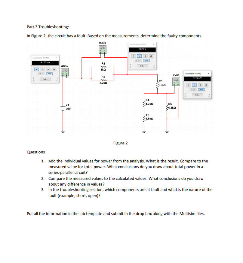 [Solved]: rigure ( perp ) Procedure: Part 1: 1. For the