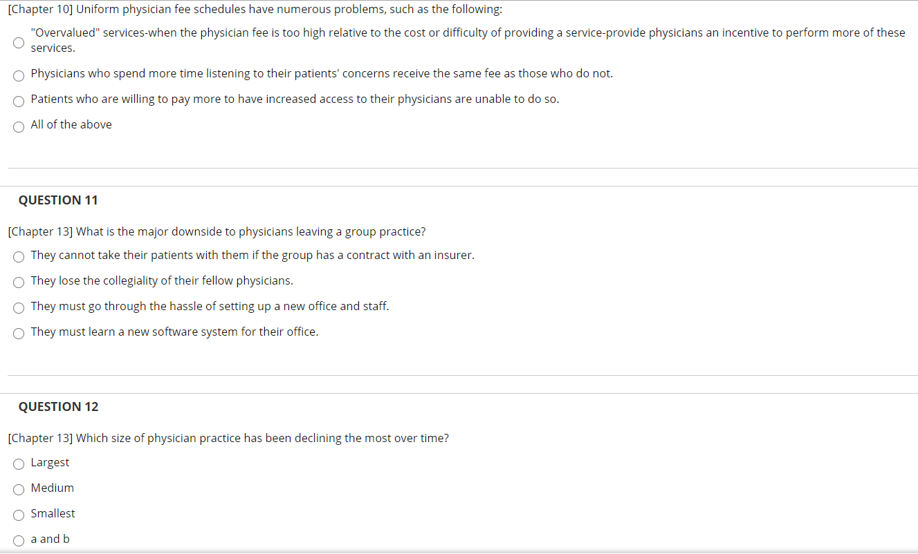 Solved [Chapter 10] The resource-based relative value scale | Chegg.com