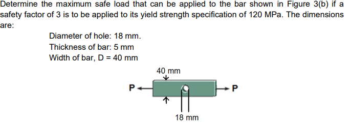 Solved Determine the maximum safe load that can be applied | Chegg.com