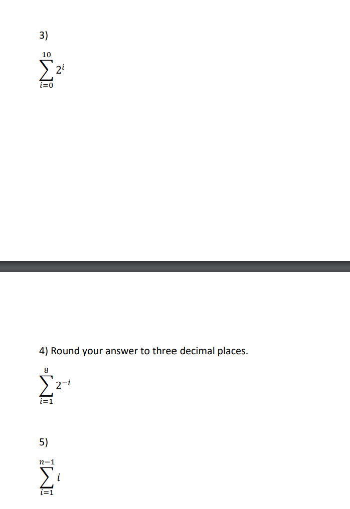 Solved 1) Complete this table rounding each decimal to the | Chegg.com
