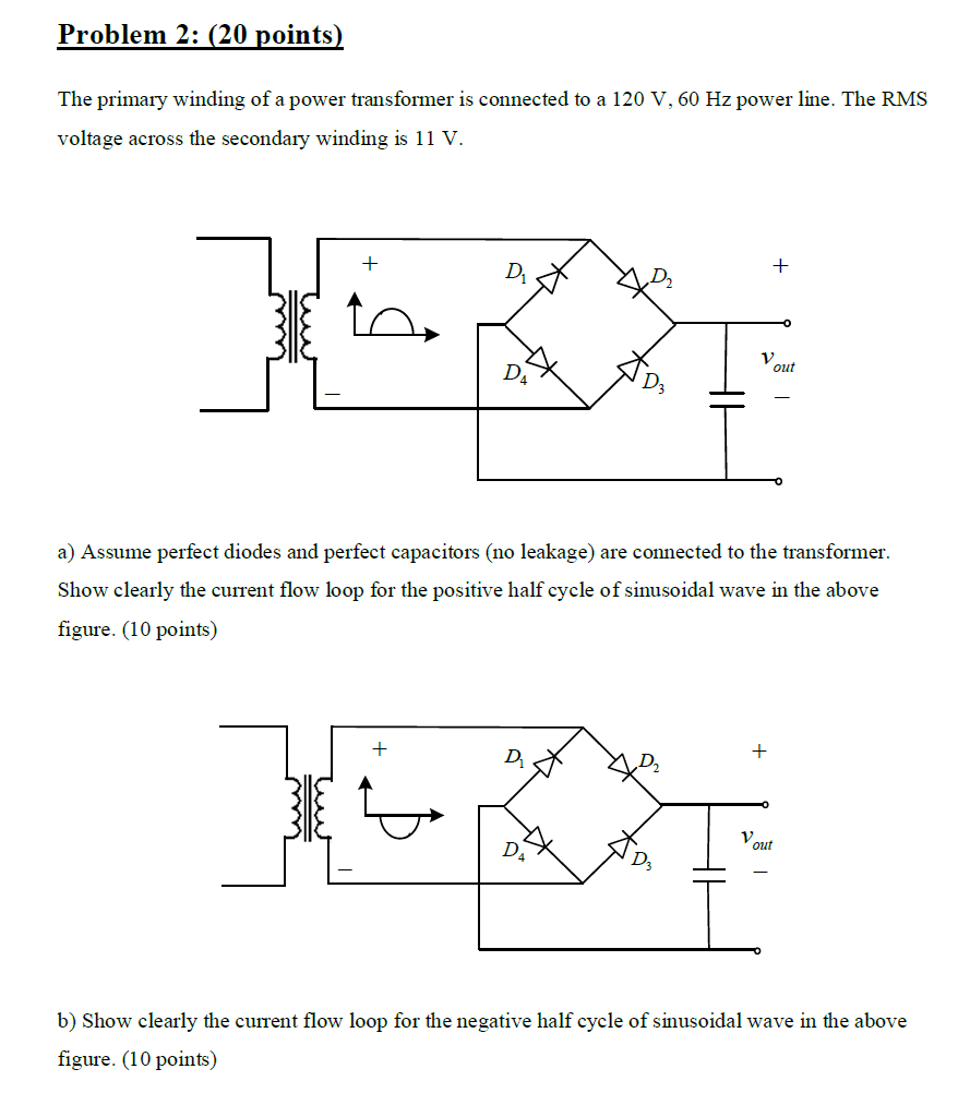 Solved The primary winding of a power transformer is | Chegg.com