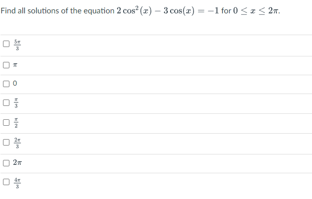 Solved Find all solutions of the equation | Chegg.com