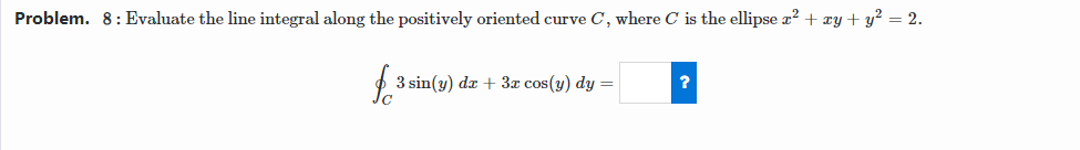 Solved g the positively oriented curve C, where C is the | Chegg.com