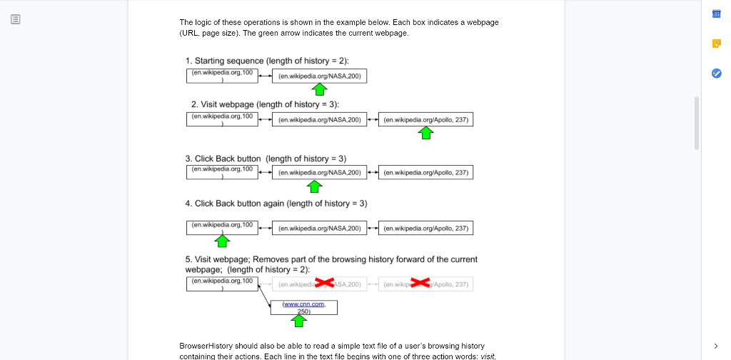 Solved - 3 x Browserhistory.hpp Code::Blocks 17.12 File Edit | Chegg.com