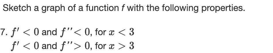 Solved Sketch a graph of a function f with the following | Chegg.com