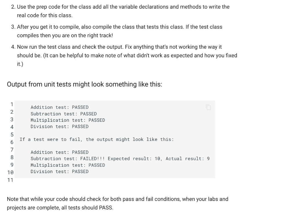 Solved ow it's time to actually write the real code! We want | Chegg.com