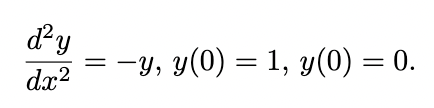Solved initial value problem assume solution can be | Chegg.com