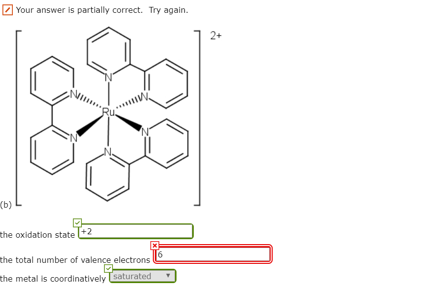 Solved For each of the following complexes, determine the | Chegg.com