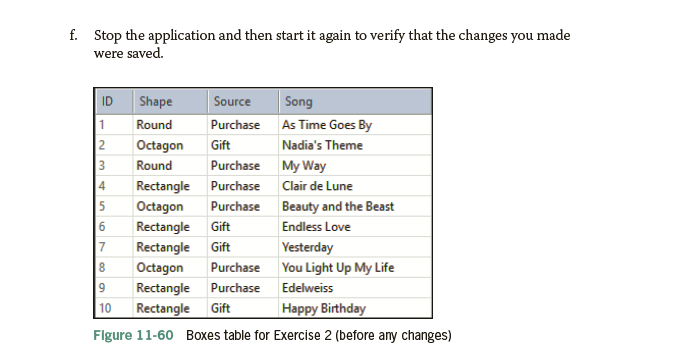 Solved 2. In this exercise, you create an application that | Chegg.com