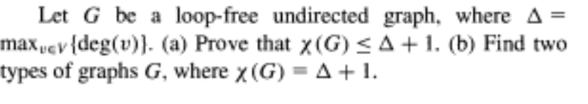 Solved Let G be a loop-free undirected graph, where A = | Chegg.com