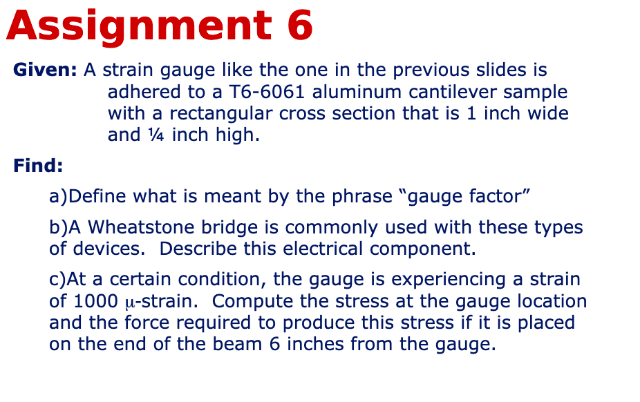 Solved Strain gauge . Geometry and operation Force End Loops | Chegg.com