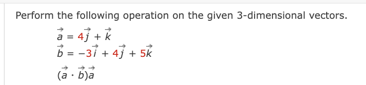 Solved Perform the following operation on the given | Chegg.com
