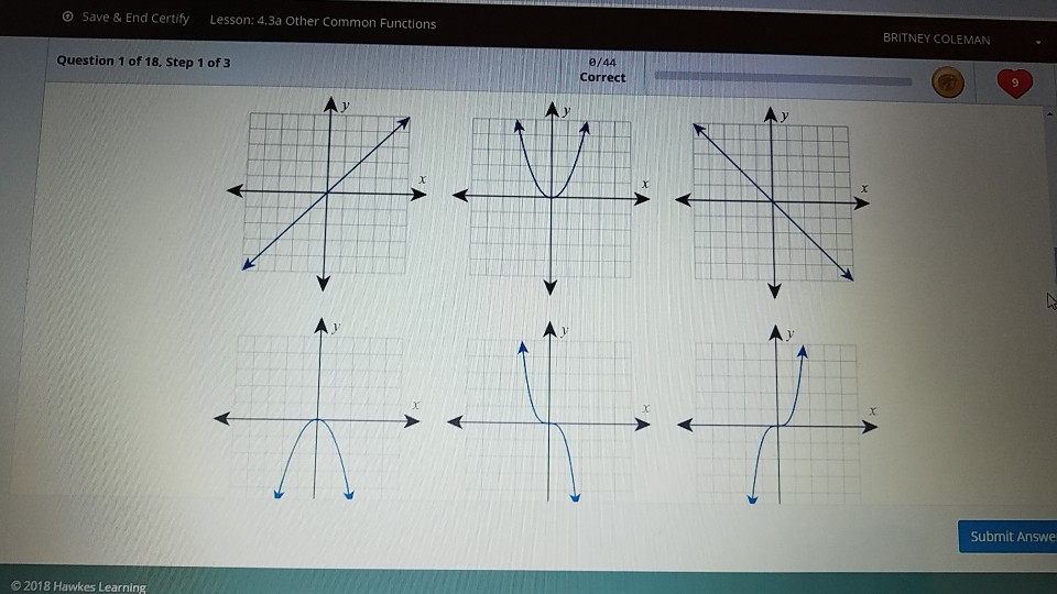 Solved O Save &End Certify Lesson: 4.3a Other Common | Chegg.com