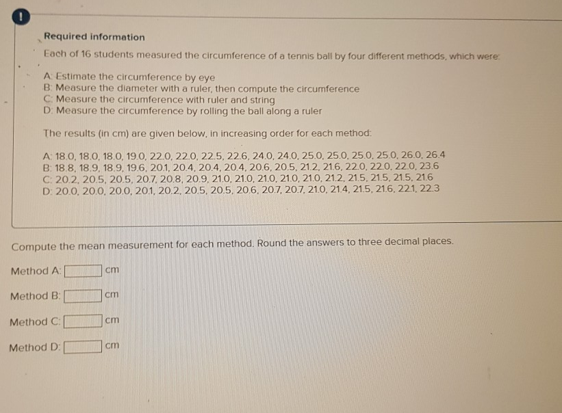Solved the length of a rod is measured five times. the | Chegg.com