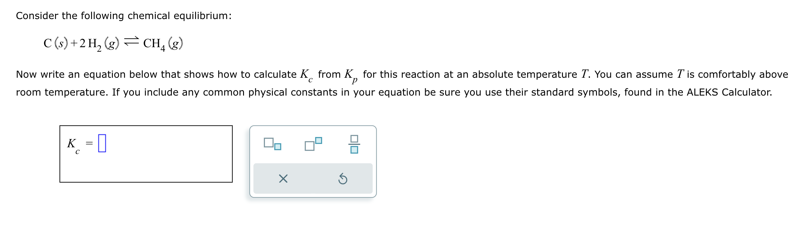 Solved Consider the following chemical | Chegg.com