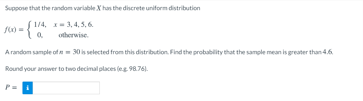 Solved Suppose that the random variable X has the discrete | Chegg.com