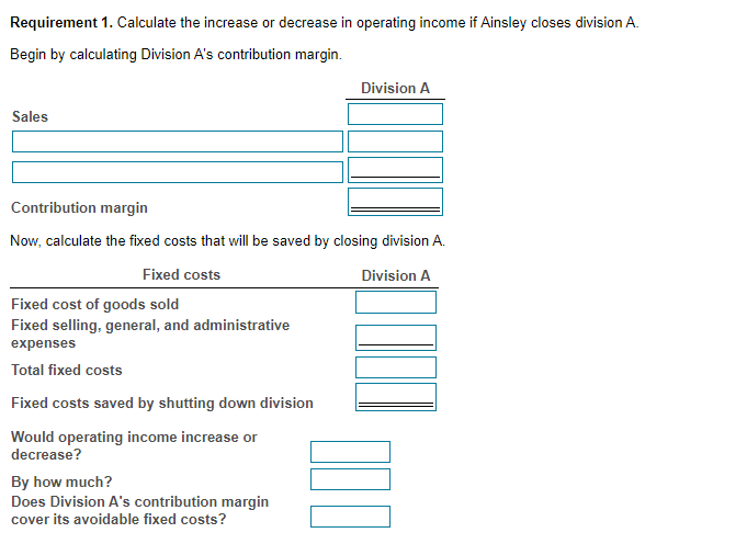 Solved Data table Further analysis of costs reveals the | Chegg.com