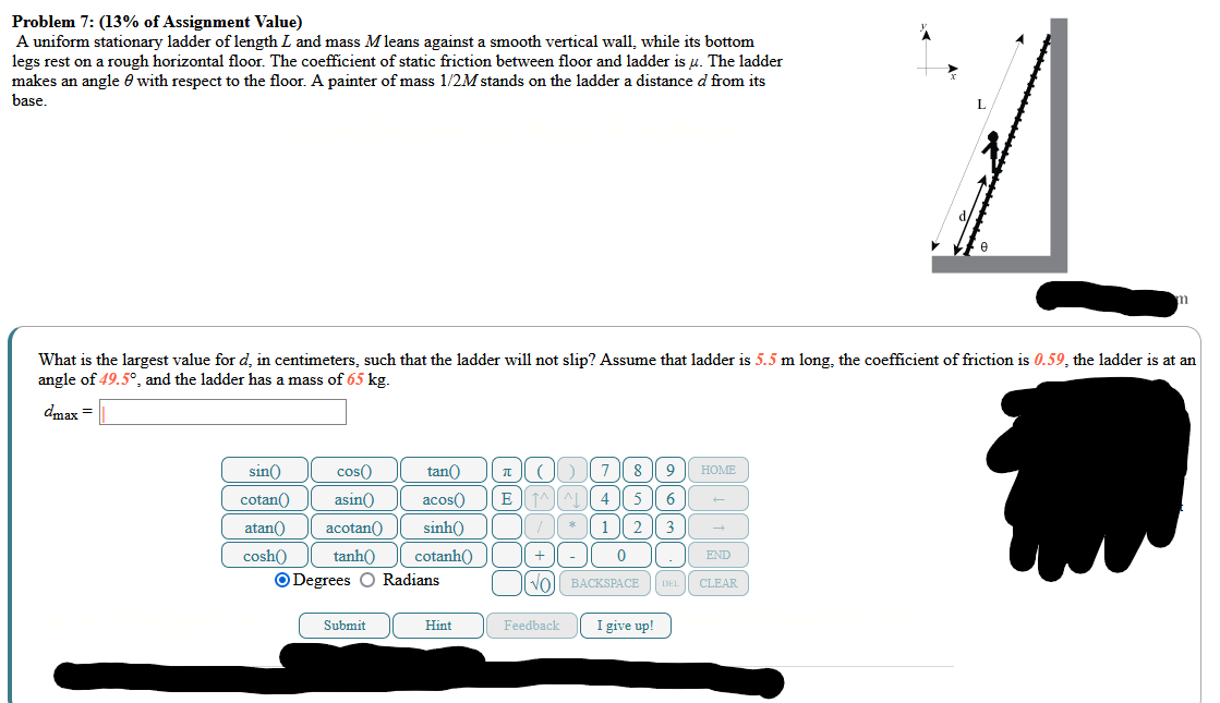 Solved Problem 7: ( 13%% ﻿of Assignment Value)A uniform | Chegg.com