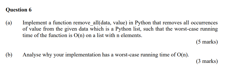Solved The question requires knowledge of data structures | Chegg.com