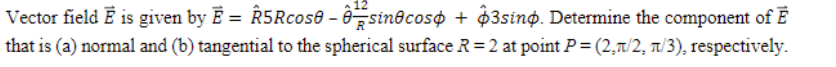 Solved Vector field vec(E) ﻿is given by | Chegg.com