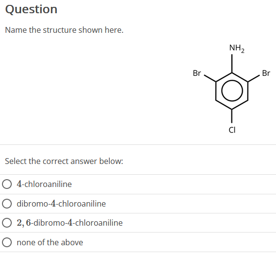 Solved Name the structure shown here. Select the correct | Chegg.com