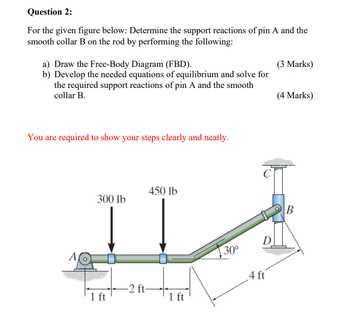 Solved Question 2 For The Given Figure Below Determine The