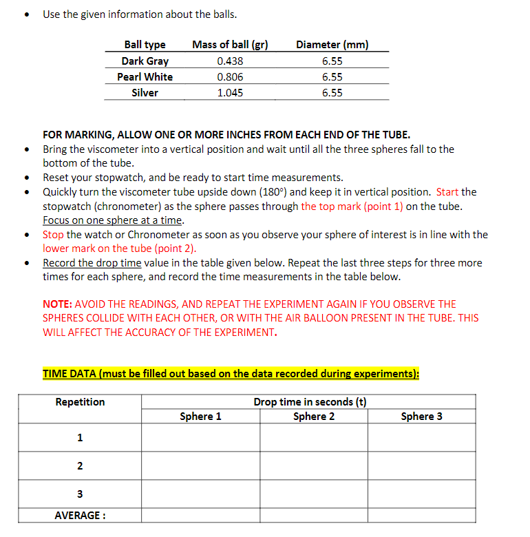 Solved Hello. Please fill in the table at the bottom using | Chegg.com