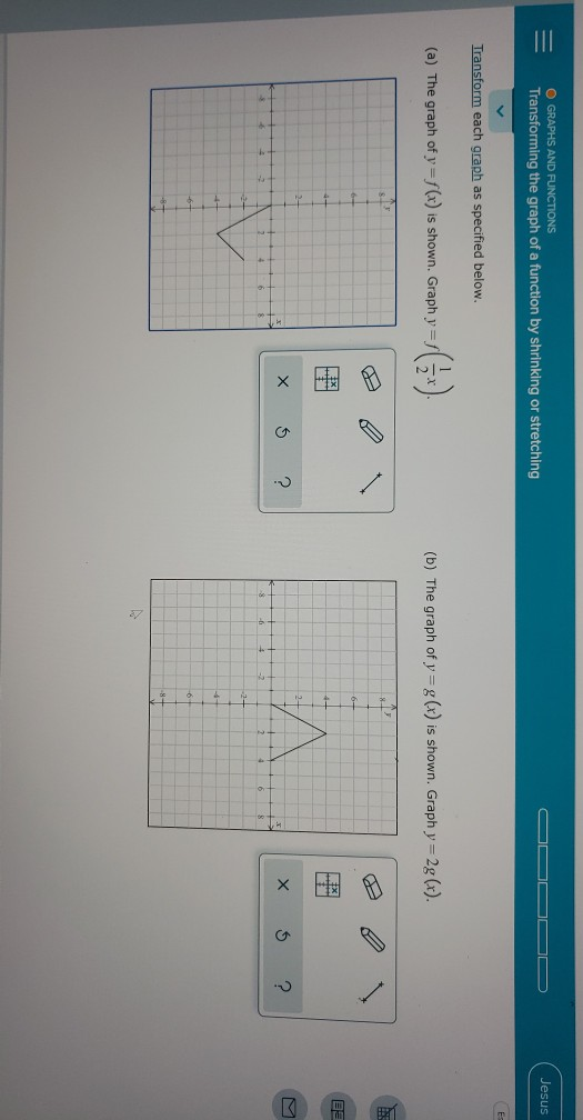 Solved = OGRAPHS AND FUNCTIONS Transforming the graph of a | Chegg.com
